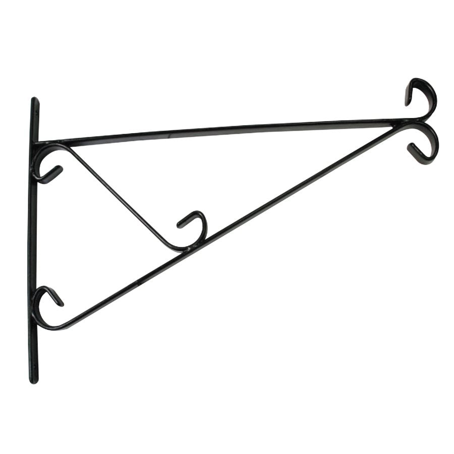 WALLMOUNT BRACKET FOR HANGING BASKET 16IN BLACK – Foxboro Fork in the ...