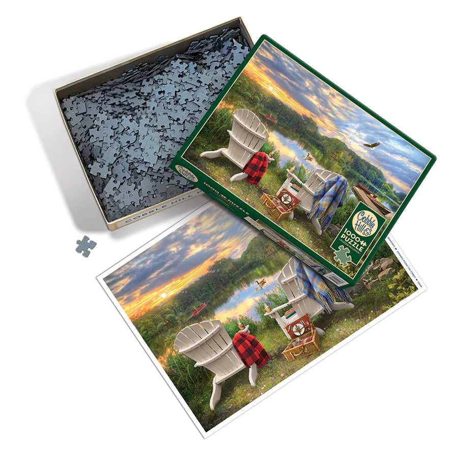 Lakeshore Puzzle | 1000 Piece – Foxboro Fork in the Road & HBS ...
