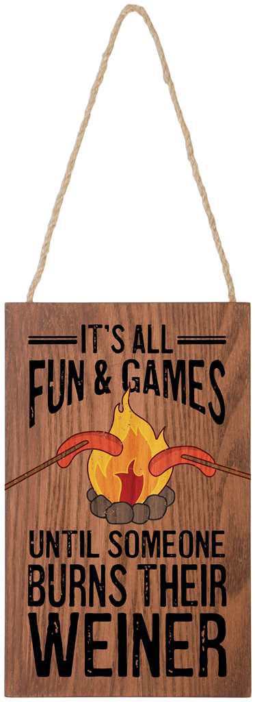 Hanging Sign Sm Fun & Games – Foxboro Fork in the Road & HBS Landscape ...