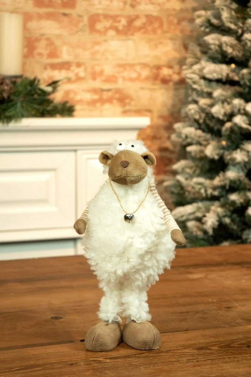 WHITE STANDING GOOFY SHEEP – Foxboro Fork in the Road & HBS Landscape ...