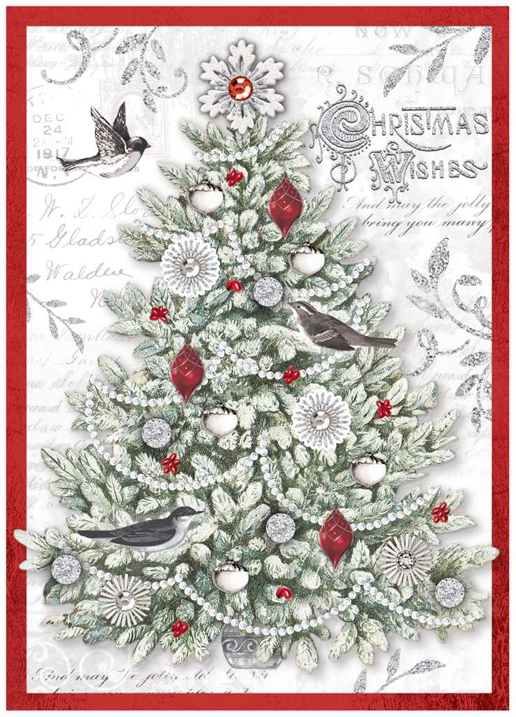 Boxed Greeting Card Silver Tree – Foxboro Fork in the Road & HBS ...