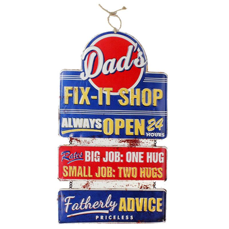 Dad's Fix It Shop Sign – Foxboro Fork in the Road & HBS Landscape Supplies