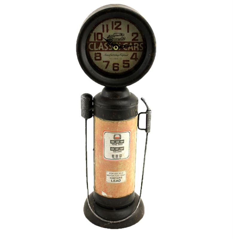 Vintage Gas Pump Clock – Foxboro Fork in the Road & HBS Landscape Supplies