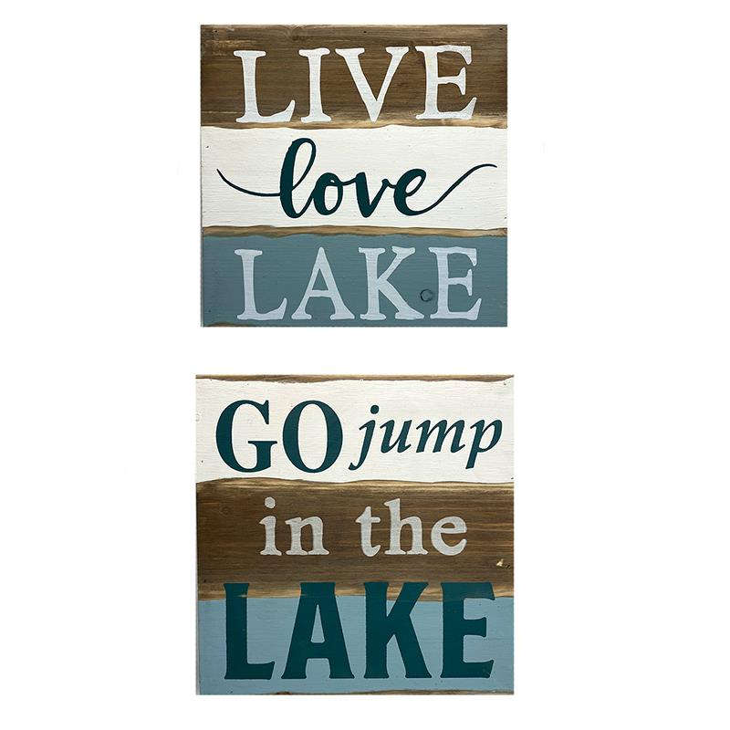 Lake signs – Foxboro Fork in the Road & HBS Landscape Supplies