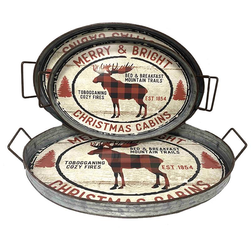 S/3 OVAL MOOSE TRAYS – Foxboro Fork in the Road & HBS Landscape Supplies