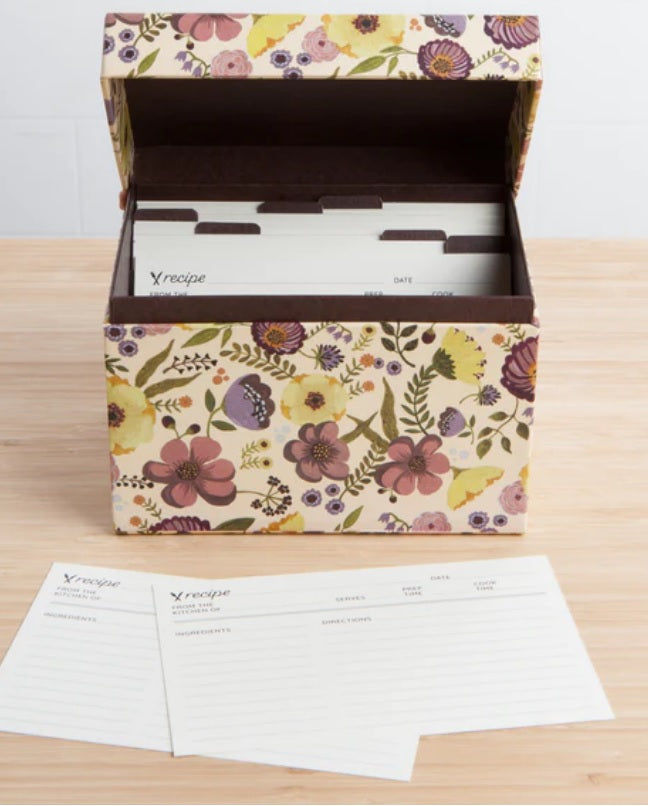 Adeline Recipe Card Box – Foxboro Fork in the Road & HBS Landscape Supplies