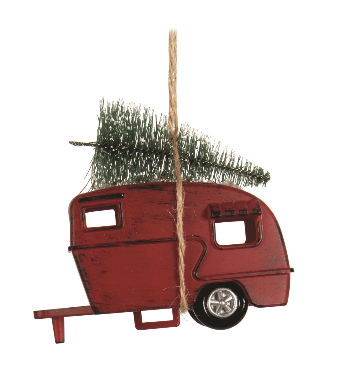 ORN-RED CAMPER/TREE – Foxboro Fork in the Road & HBS Landscape Supplies